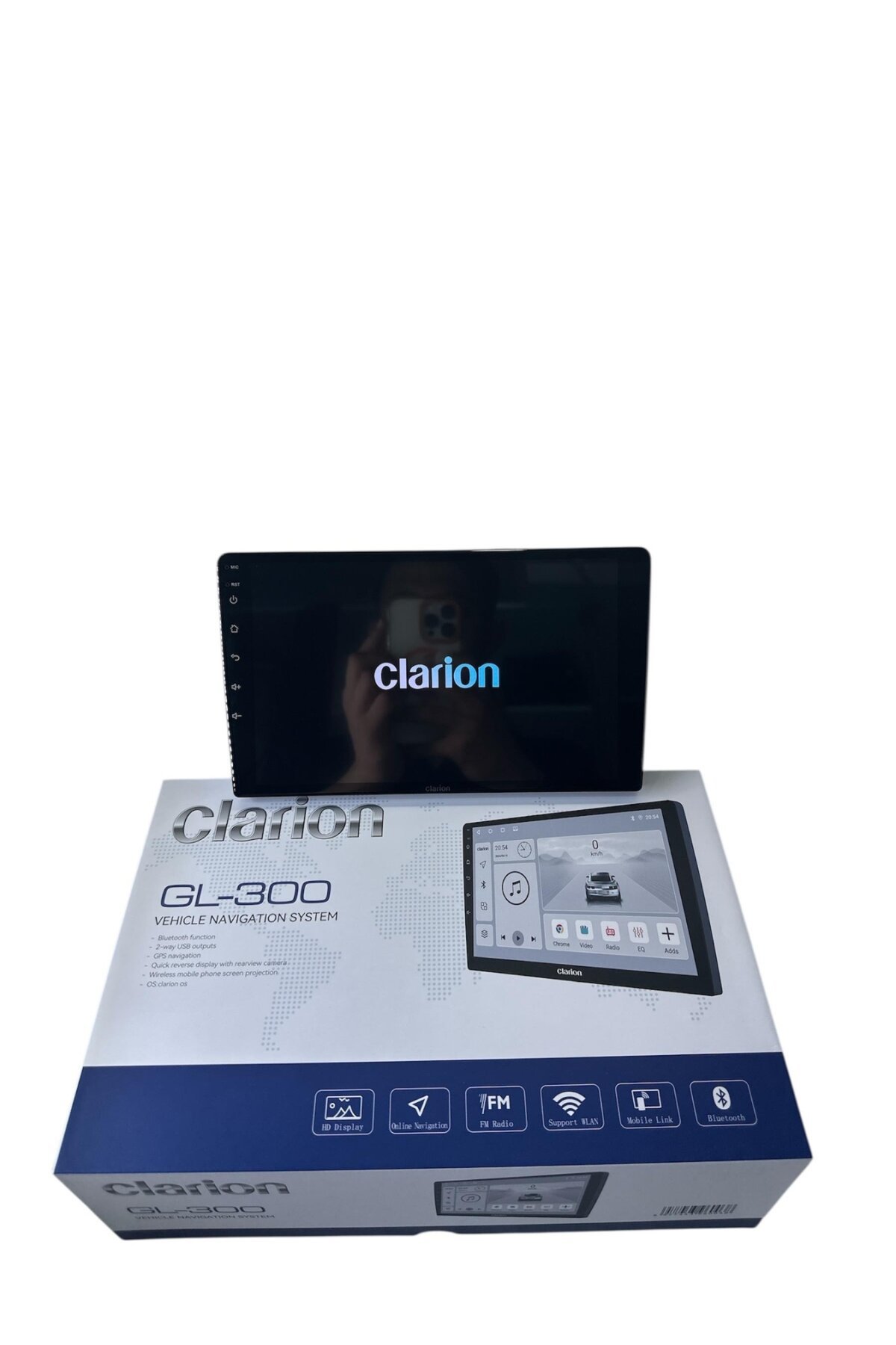 CLARİON GL-300 9'' ÇERÇEVELERE UYUMLU TAM PROFESYONEL (TESİSAT) MULTİMEDYA